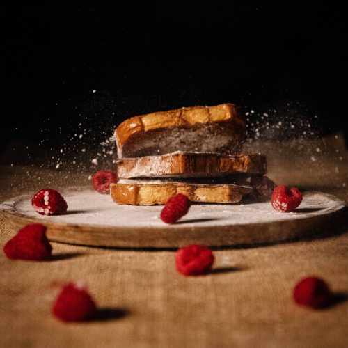 French Toast with Raspberry Reduction Sauce - Spice Slayer