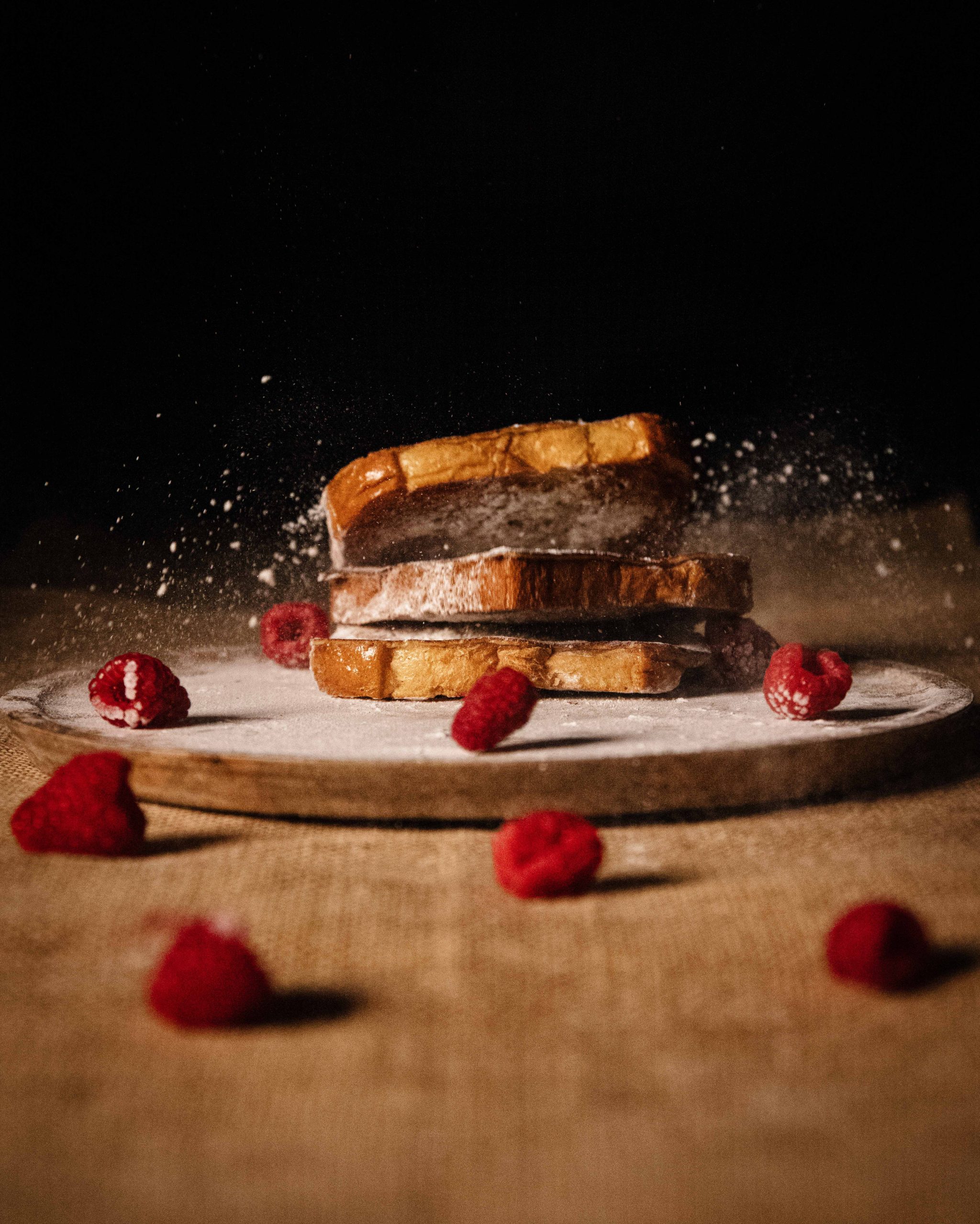 French Toast with Raspberry Reduction Sauce - Spice Slayer